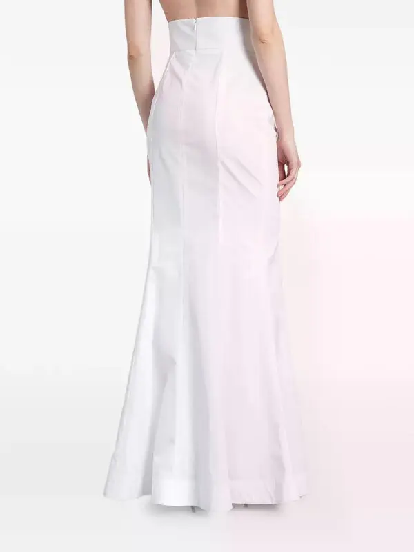 ANGELICA MONTINI Bianca High-waisted Maxi Skirt