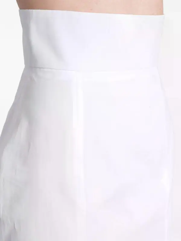 ANGELICA MONTINI Bianca High-waisted Maxi Skirt