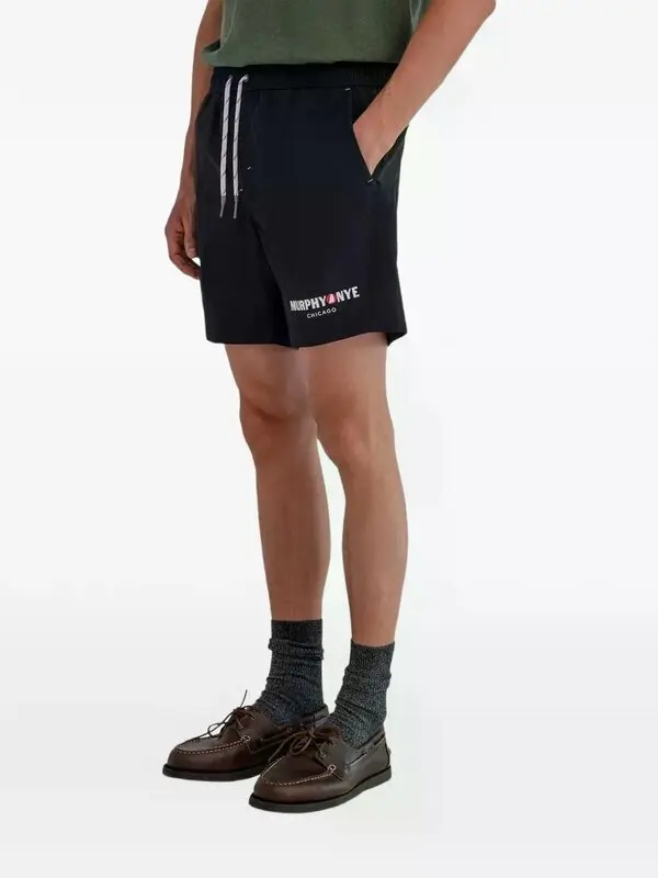 MURPHY&NYE Logo Print Drawstring Swim Shorts