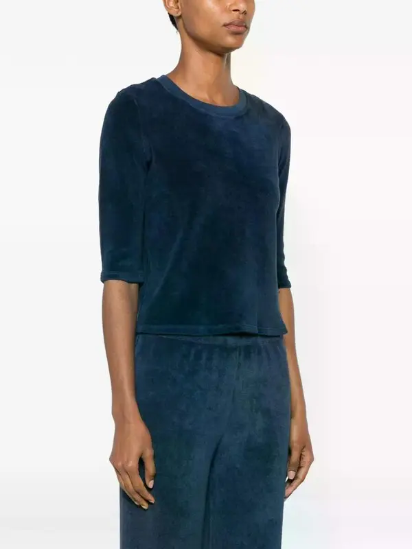 Suzie Kondi Terry Cloth Crewneck
