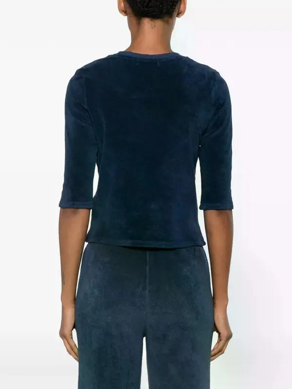 Suzie Kondi Terry Cloth Crewneck