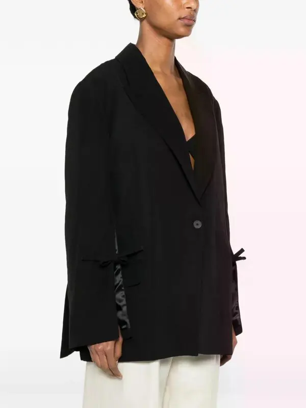 FRENKEN Bow-embellishment Blazer