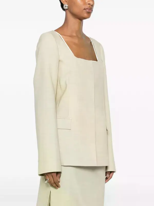 Calvin Klein Camille Square-neck Jacket