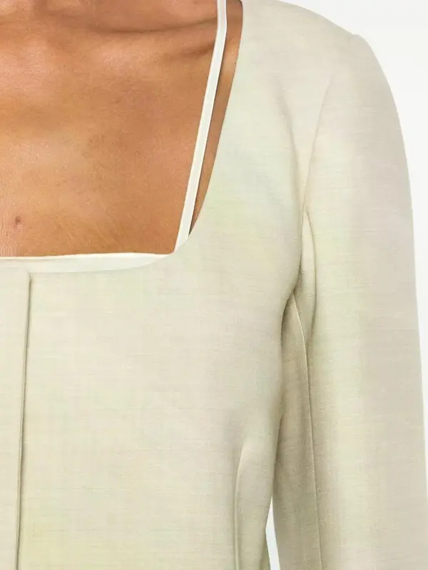 Calvin Klein Camille Square-neck Jacket