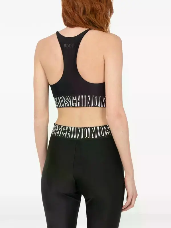 Moschino Underband Racerback Cropped Top
