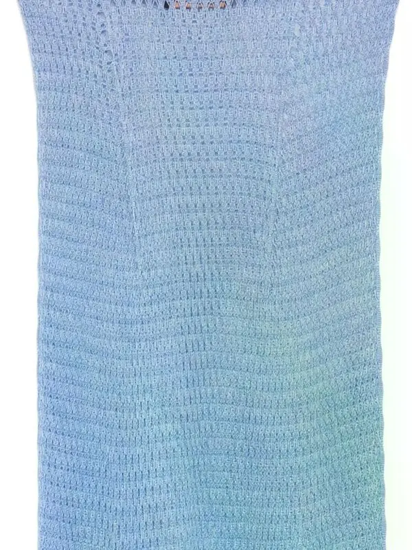 Kiki De Montparnasse Silk Crochet Maxi Skirt
