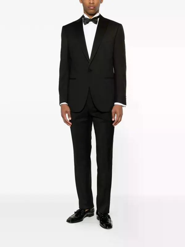 Corneliani Peak-lapel Virgin-wool Suit