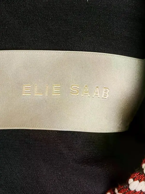 Elie Saab Tweed Midi Dress