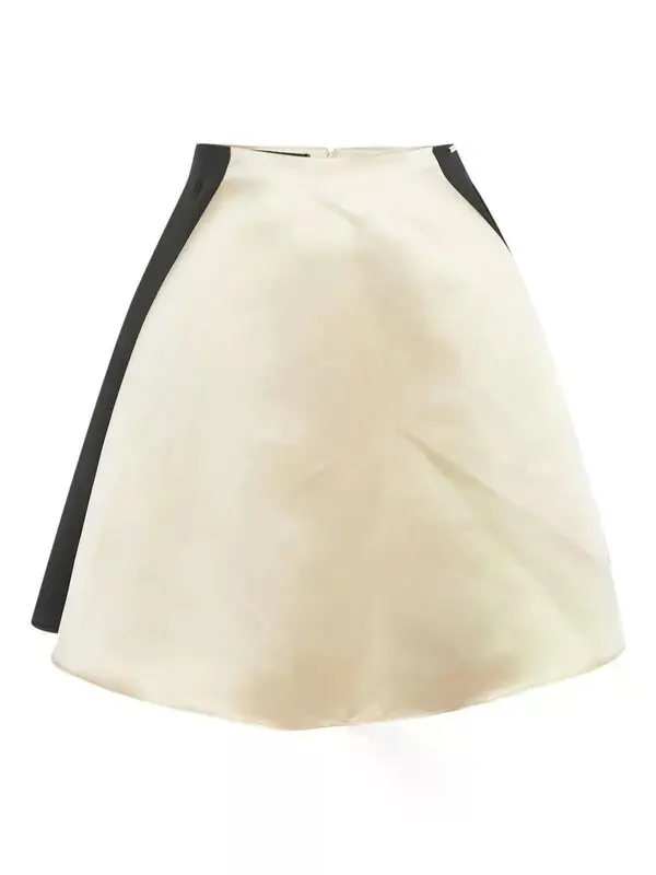 Elisabetta Franchi Pleated Satin Skirt