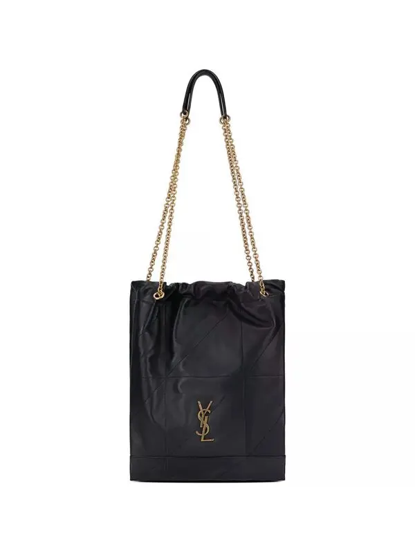 Saint Laurent Quilted Leather Tote Bag