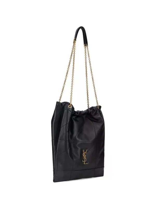 Saint Laurent Quilted Leather Tote Bag