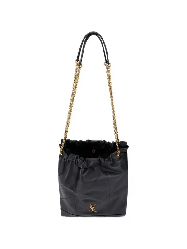 Saint Laurent Quilted Leather Tote Bag