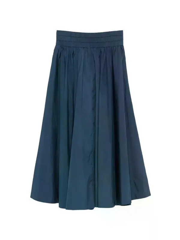 Suzie Kondi Kyria Gathered Midi Skirt - Blue