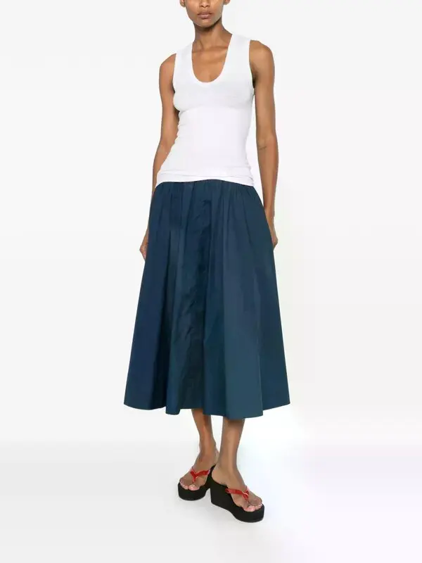 Suzie Kondi Kyria Gathered Midi Skirt