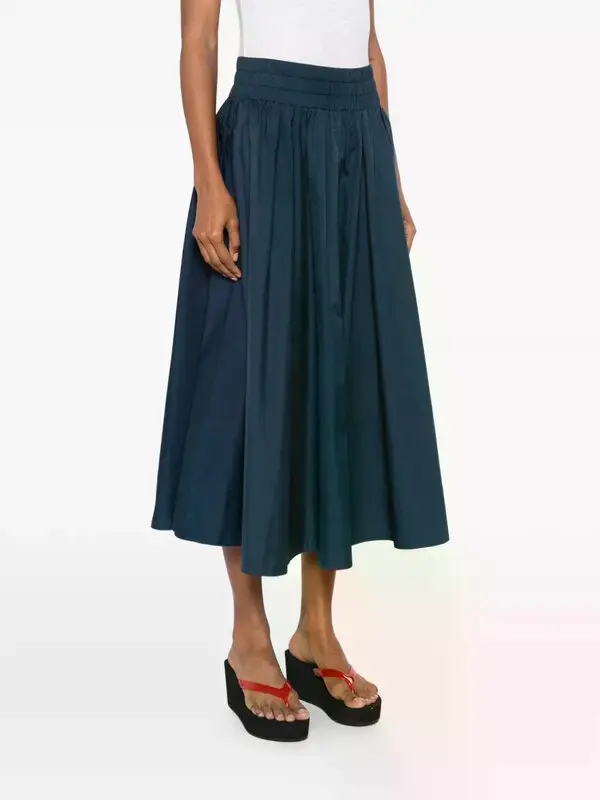 Suzie Kondi Kyria Gathered Midi Skirt
