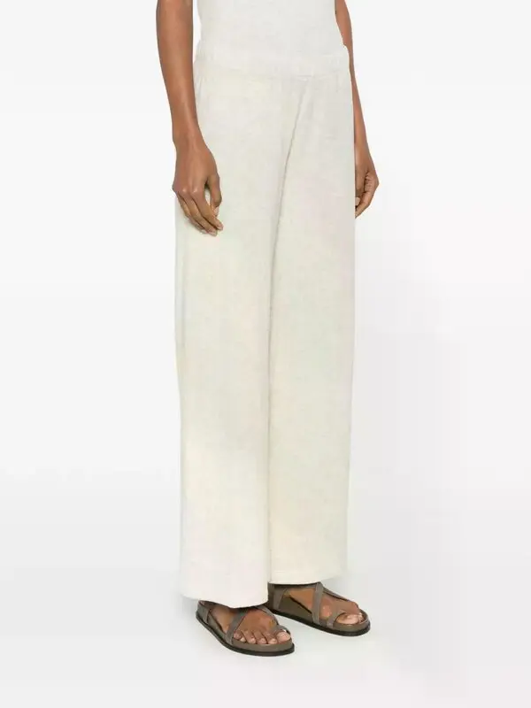 Suzie Kondi Terry Cloth Wide Leg Trousers