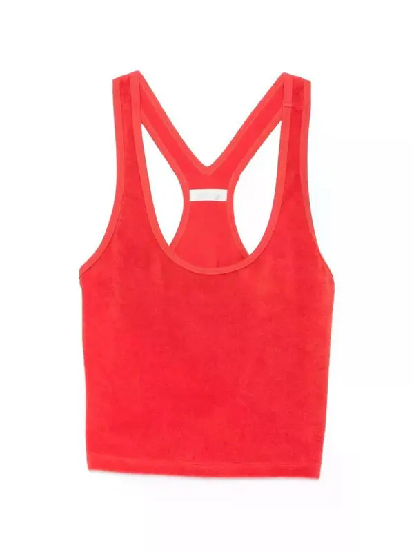 Suzie Kondi Velour Racerback Tank - Red