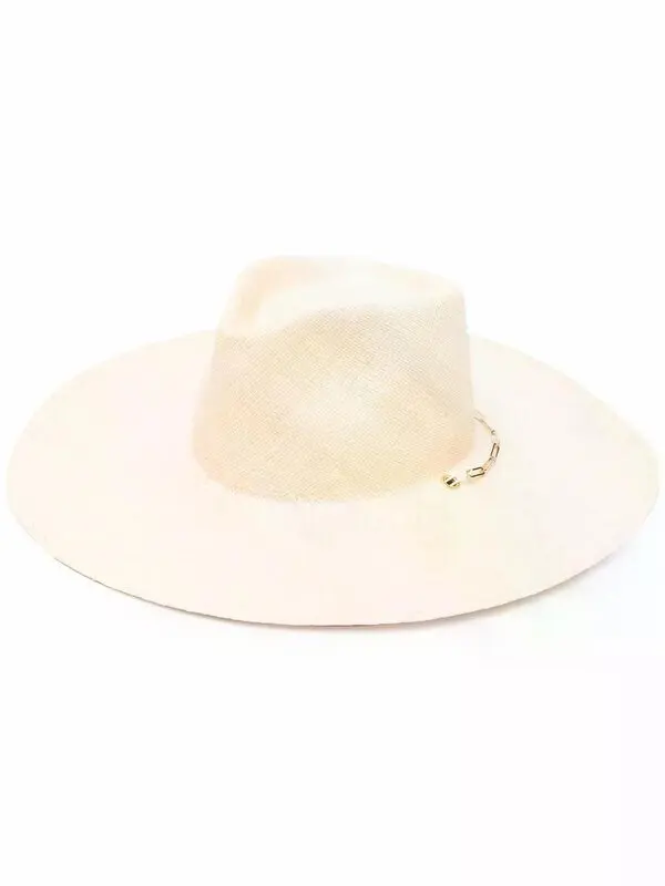 VAN PALMA Livy Straw Hat - Neutrals