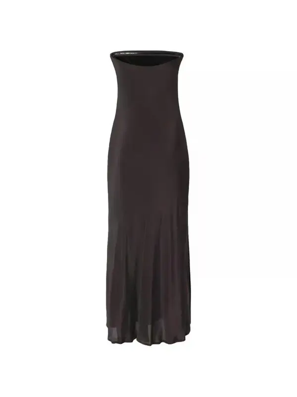 Pinko Strapless Satin-finish Dress