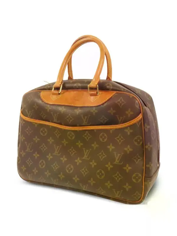 LOUIS VUITTON Monogram Deauville Tote Bag - Brown
