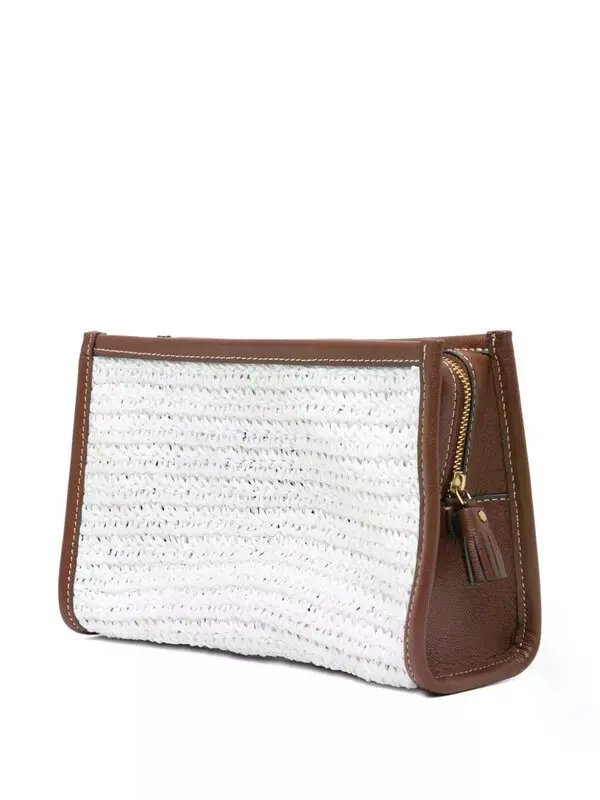 ANYA HINDMARCH Malibu Clutch Bag - White