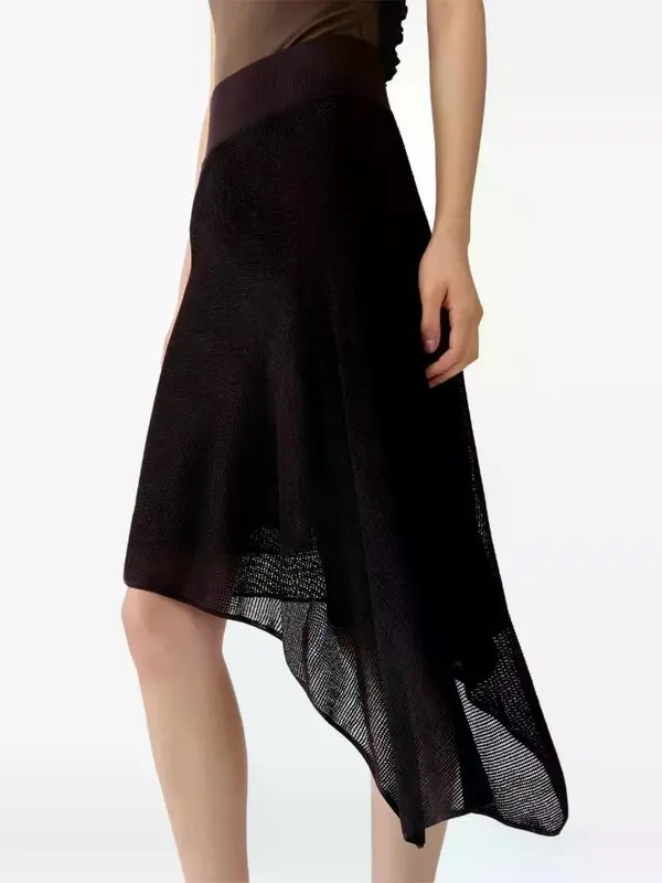 Jacquemus The Voile Asymmetric Skirt