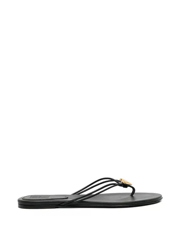 BY MALENE BIRGER Natta Heart Sandals - Black