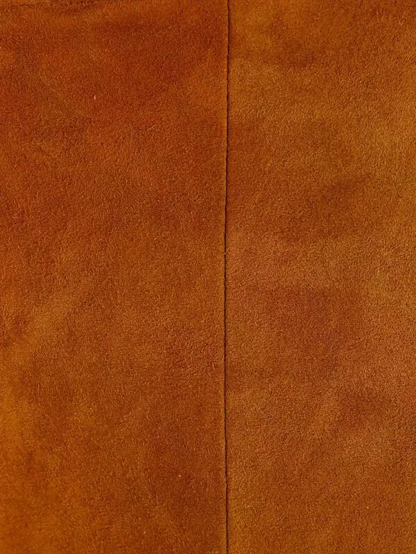 Stouls Suede Slim-fit Trousers - Brown