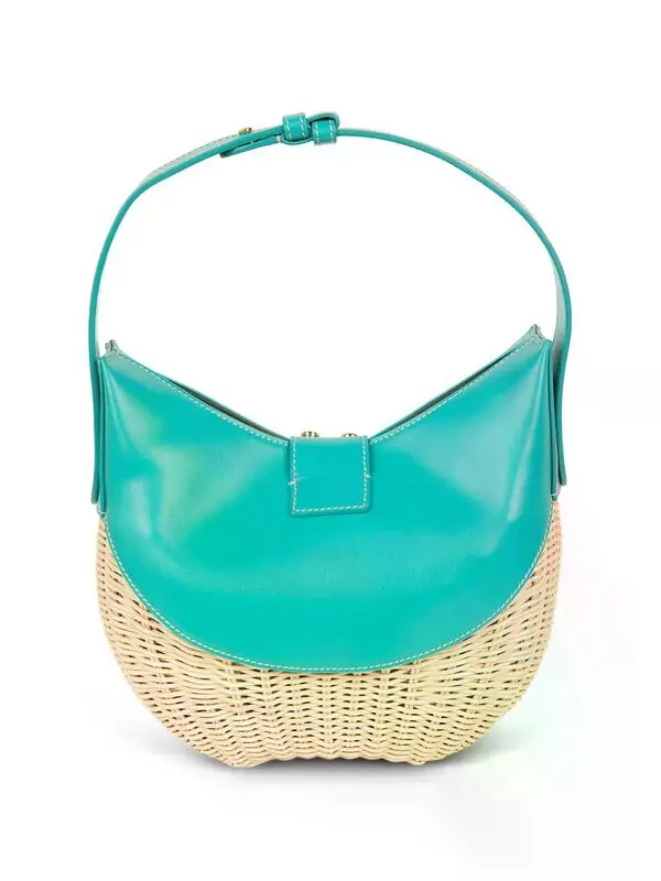 Rodo Willow-wicker Leather-trim Tote Bag