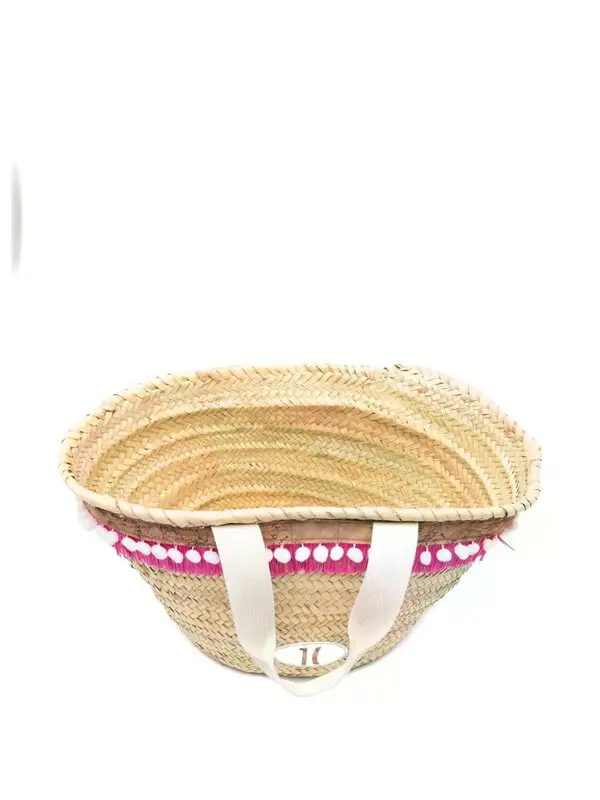 ALVIERO MARTINI 1° CLASSE Pom-pom Tote Bag