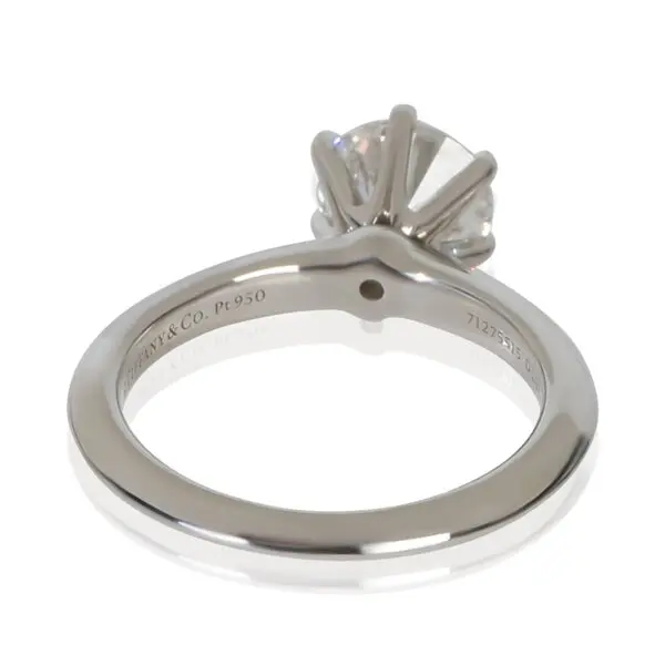 Tiffany & Co. 1.28 Ct Round Brilliant Diamond Engagement Ring