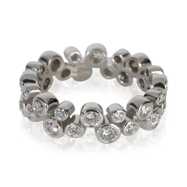 Tiffany & Co. Diamond Bubbles Band Ring - Platinum