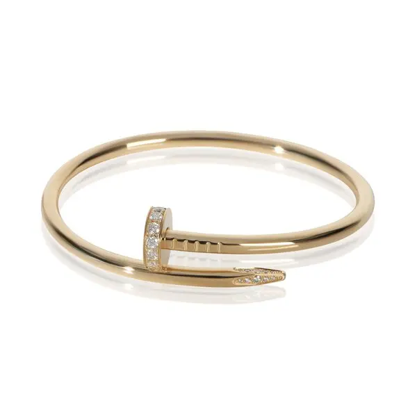 Cartier Yellow Gold Diamond Juste Un Clou Bracelet - Yellow_gold