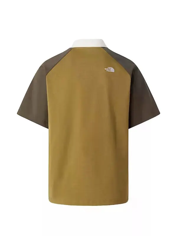 The North Face Colour-block Raglan-sleeve Polo Shirt