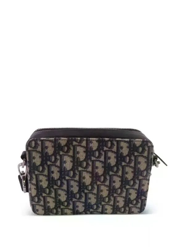 Dior Oblique Canvas Zipped Shoulder Bag