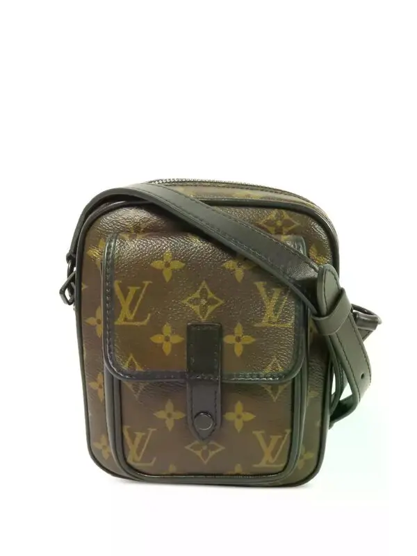 LOUIS VUITTON Christopher Monogram Macassar Crossbody Bag - Brown