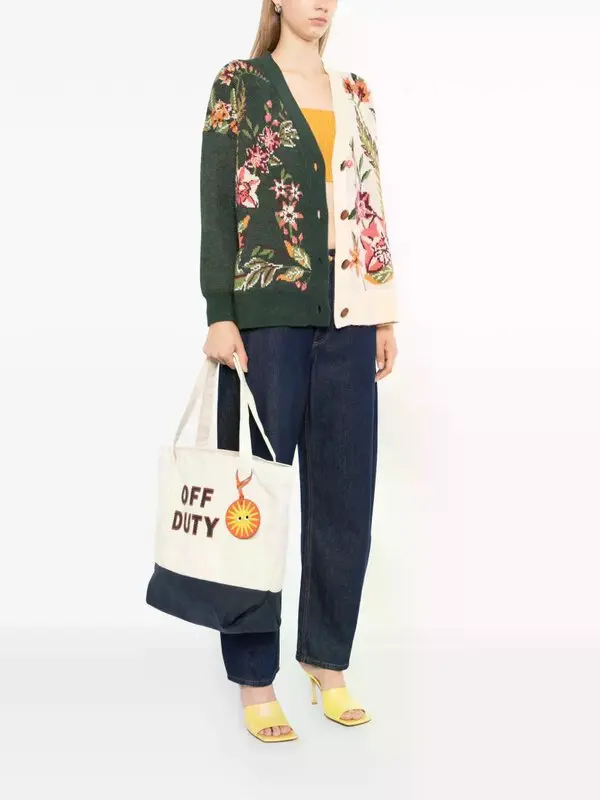 ANYA HINDMARCH Logo-patched Canvas Tote Bag