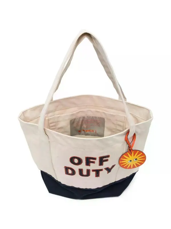 ANYA HINDMARCH Logo-patched Canvas Tote Bag
