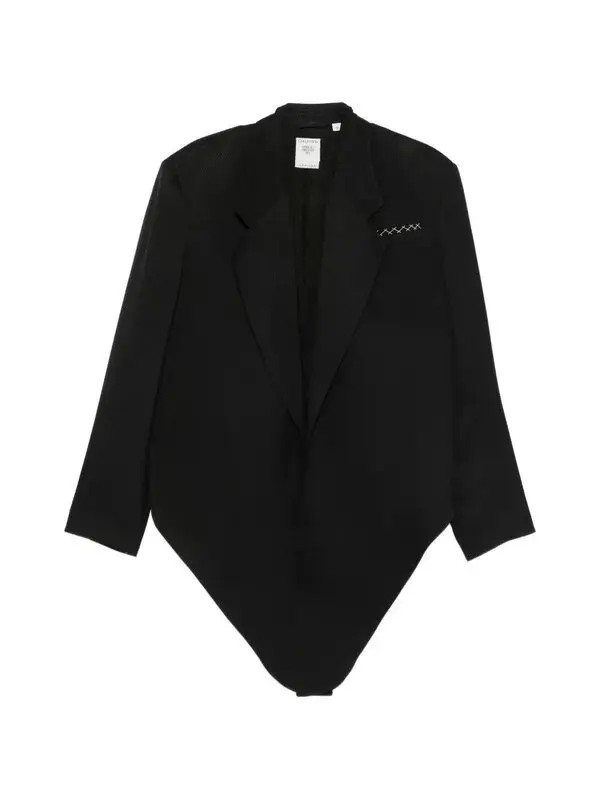 Calvin Klein Asymmetric Oversized Jacket - Black