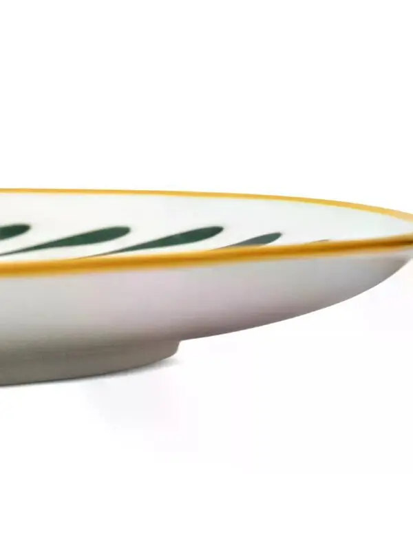 SERAX Bazaar Geometric-pattern Breakfast Plates - Neutrals