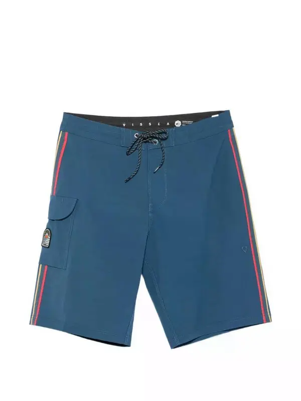 VISSLA Side-stripe Swim Shorts