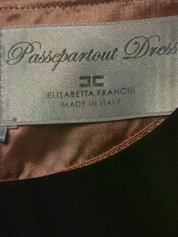 Elisabetta Franchi Pleated Mini Dress