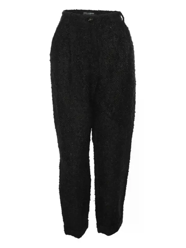 Dolce & Gabbana Wool Button Trousers