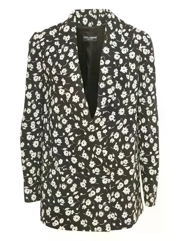 Dolce & Gabbana Floral-print Blazer