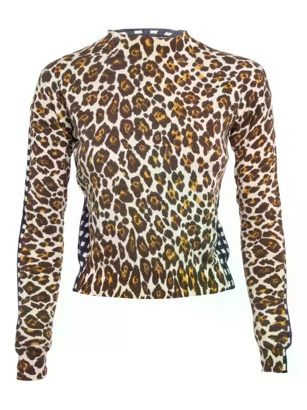 Stella McCartney Panelled Wool Blouse - Brown
