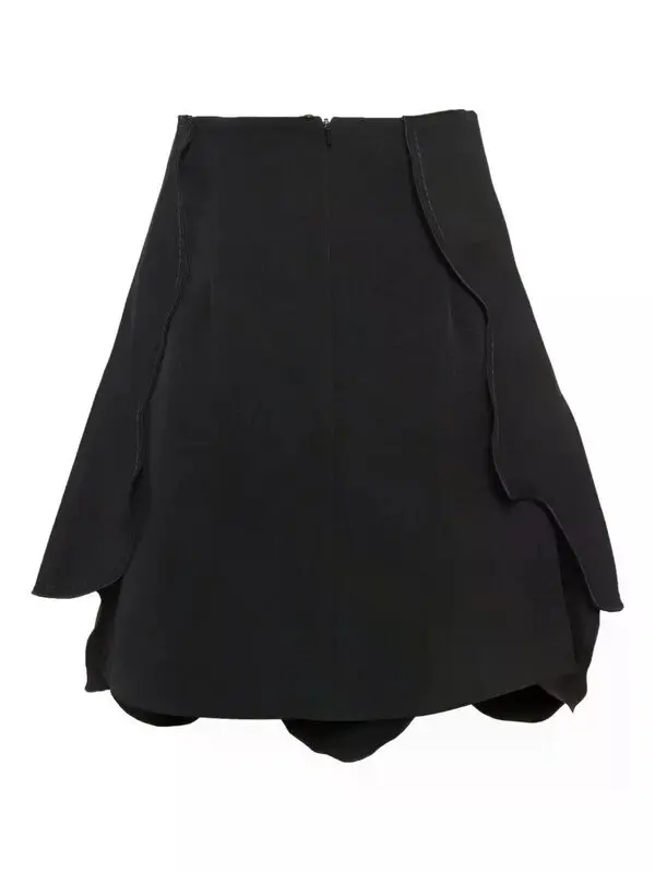Sportmax Layered A-line Skirt