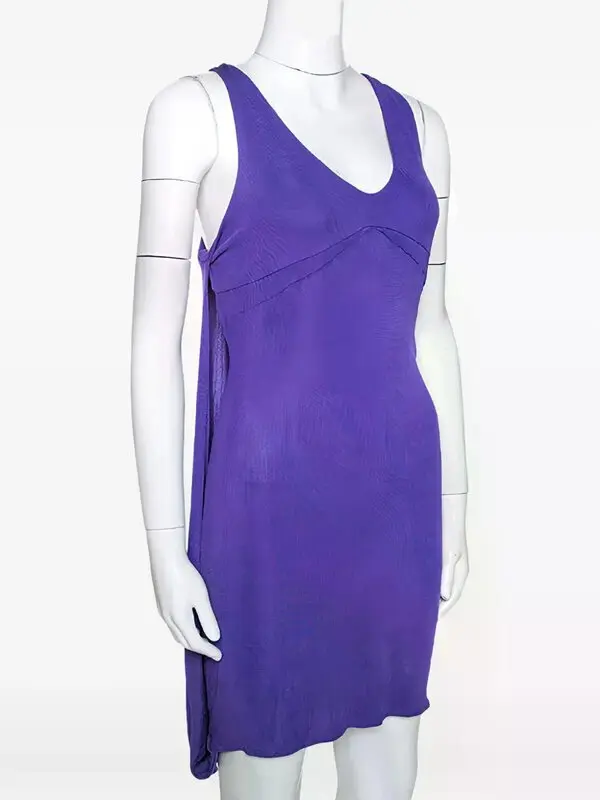 Just Cavalli Plunging U-neck Mini Dress