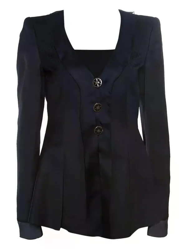 Giorgio Armani Organza Paneled Jacket