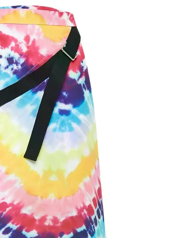 Kenzo Tie-dye Wrap Skirt - Yellow