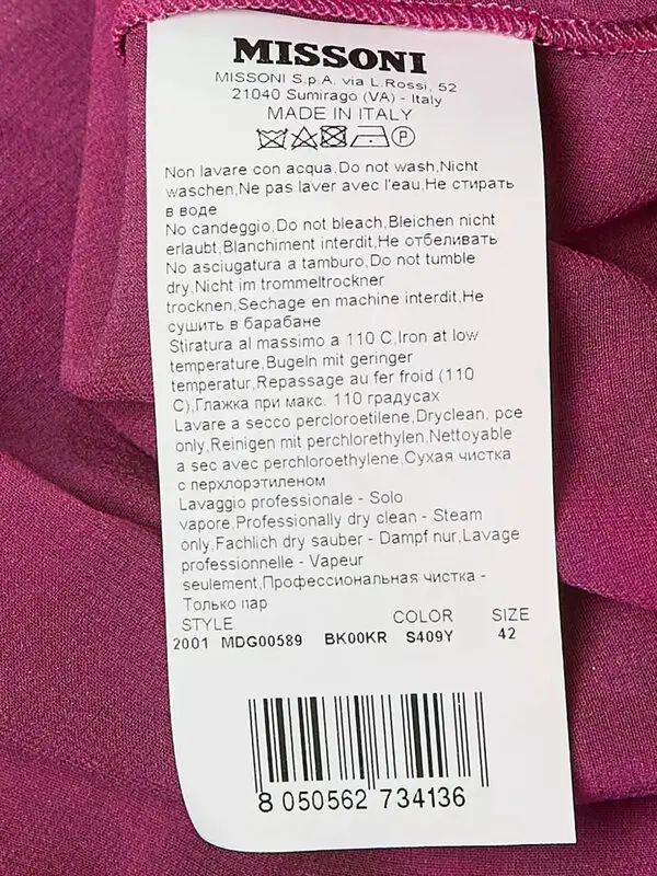 Missoni Lurex Stripe Midi Dress